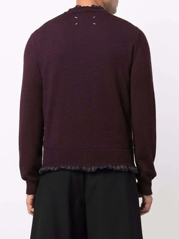 MAISON MARGIELA Ripped Detail Knit Jumper