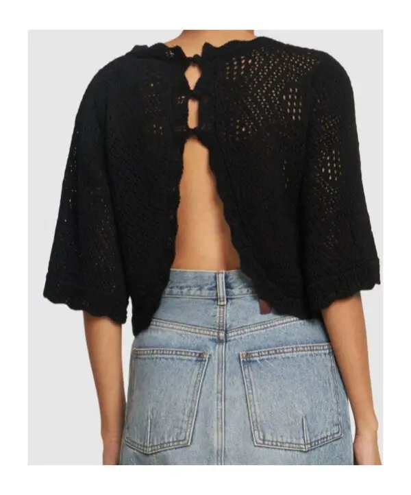 Posse Willa Knitted Crop Top