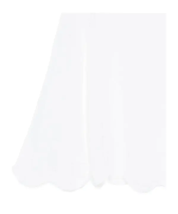 FORTE_FORTE Pleated Skirt With Scalloped Hem