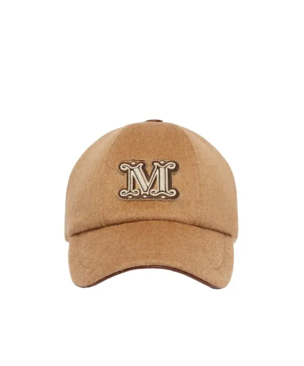 Max Mara M Monogram Baseball Cap - Camel