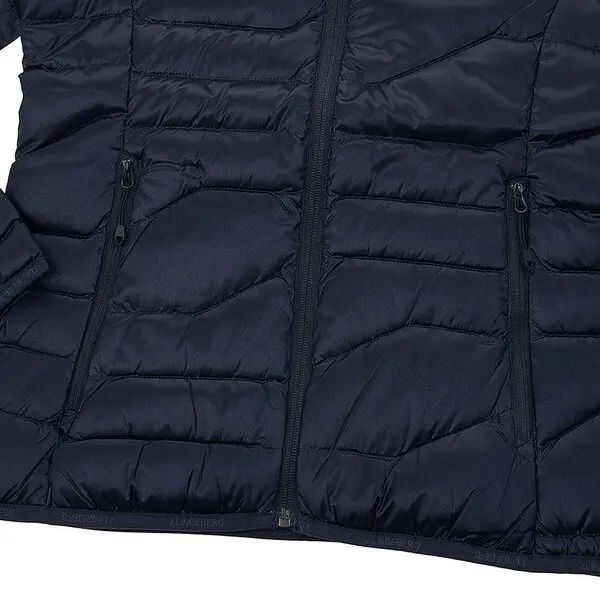 J. Lindeberg Quilted Hooded Zip-up Jacket