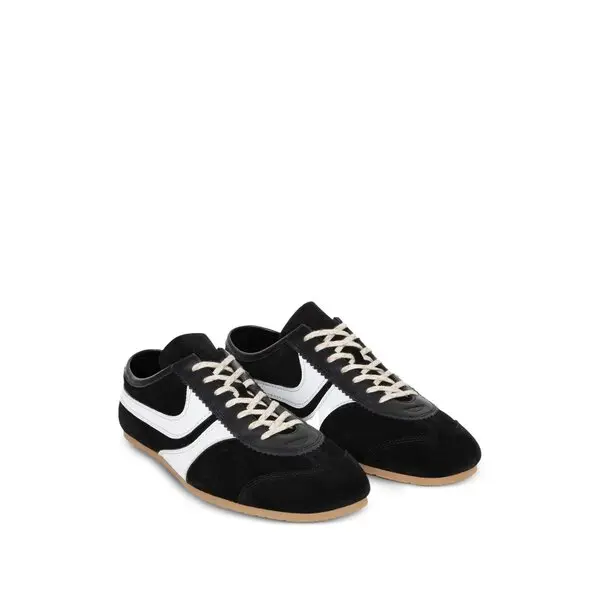 Dries Van Noten Round Toe Athletic Sneakers - Black