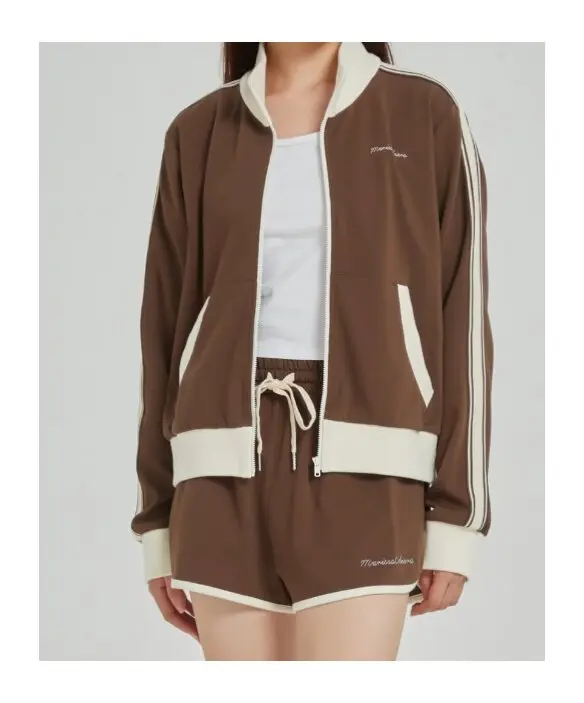 Marissa Chiara Long-sleeve Zip-up Track Jacket