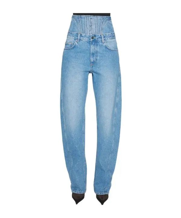 MUGLER Layered Detail Jeans