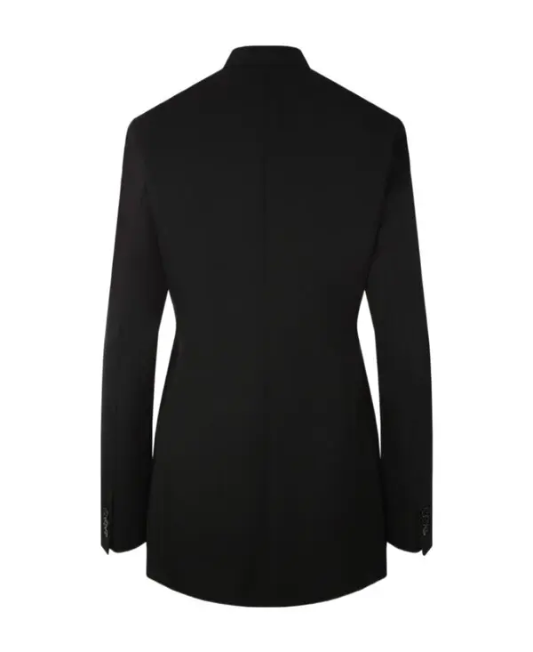 JIL SANDER Single-breasted Tailored Jacket - Black