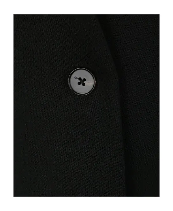 JIL SANDER Single-breasted Tailored Jacket - Black
