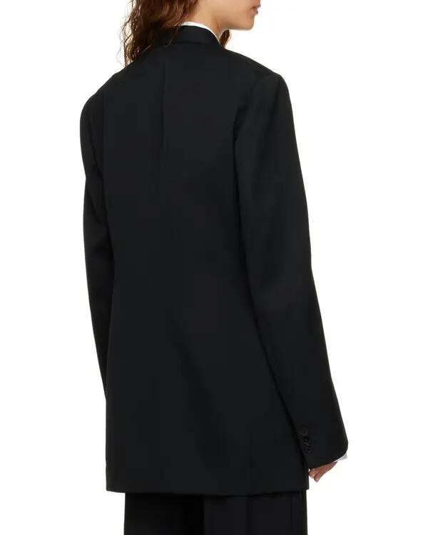 JIL SANDER Single-breasted Tailored Jacket - Black