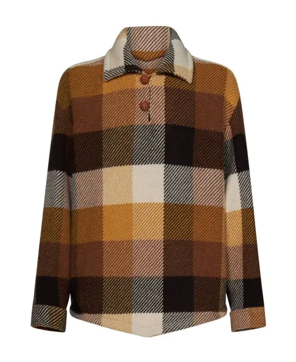 Etro Pegaso Embroidered Split Neck Jumper