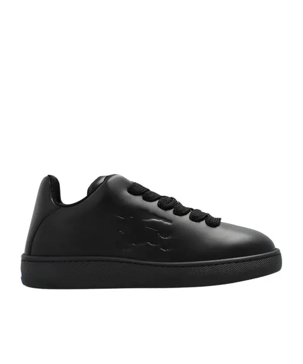 Burberry Embossed Lace-up Sneakers - Black