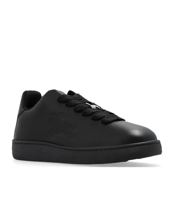 Burberry Embossed Lace-up Sneakers - Black
