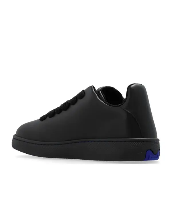 Burberry Embossed Lace-up Sneakers - Black