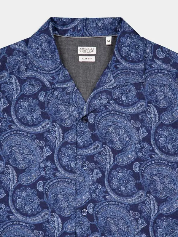 Brunello Cucinelli Paisley-print Cotton Shirt