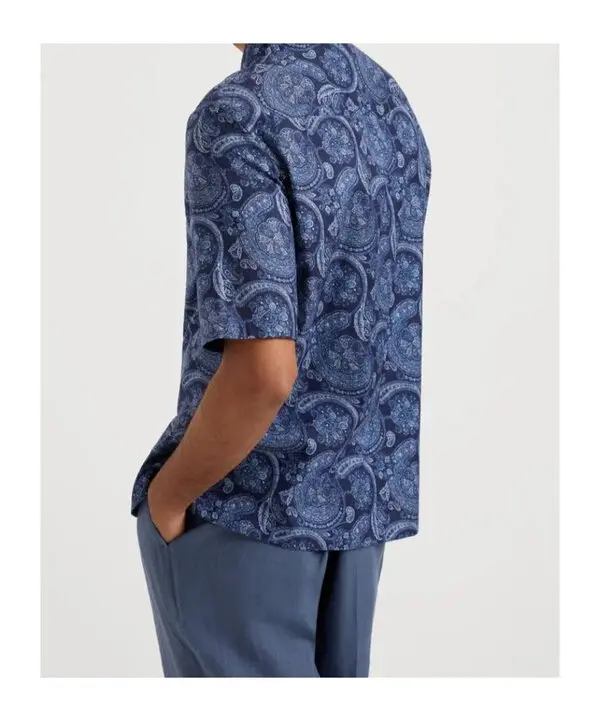Brunello Cucinelli Paisley-print Cotton Shirt