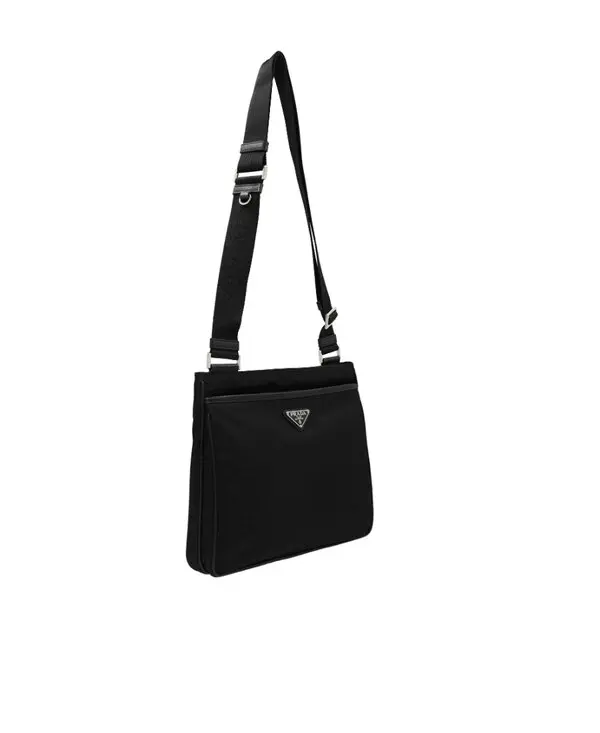 Prada Logo Shoulder Bag - Black