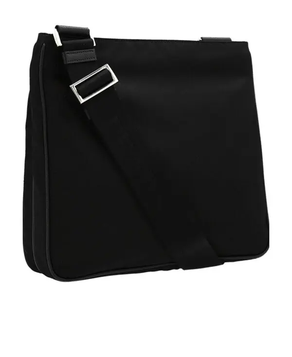Prada Logo Shoulder Bag - Black
