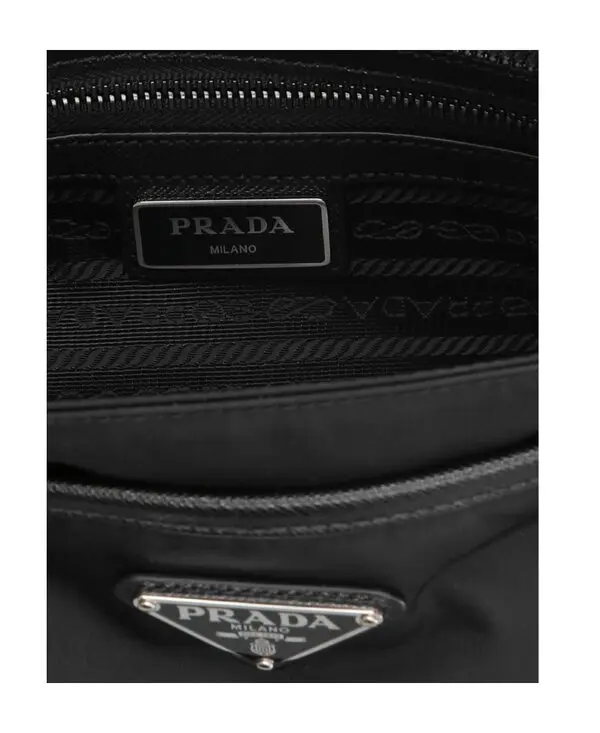 Prada Logo Shoulder Bag - Black