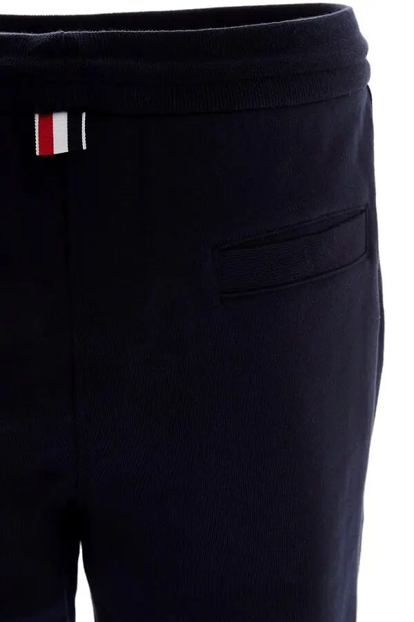 Thom Browne 4-bar Drawstring Track Pants - Navy Blue