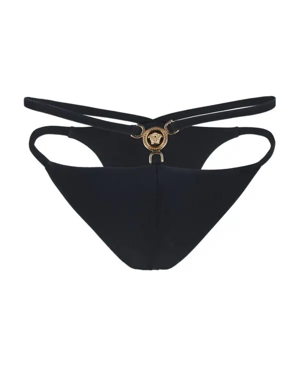 Versace Medusa Plaque Stretched Bikini Bottoms