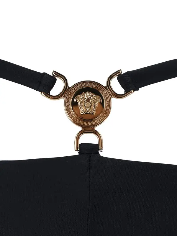 Versace Medusa Plaque Stretched Bikini Bottoms