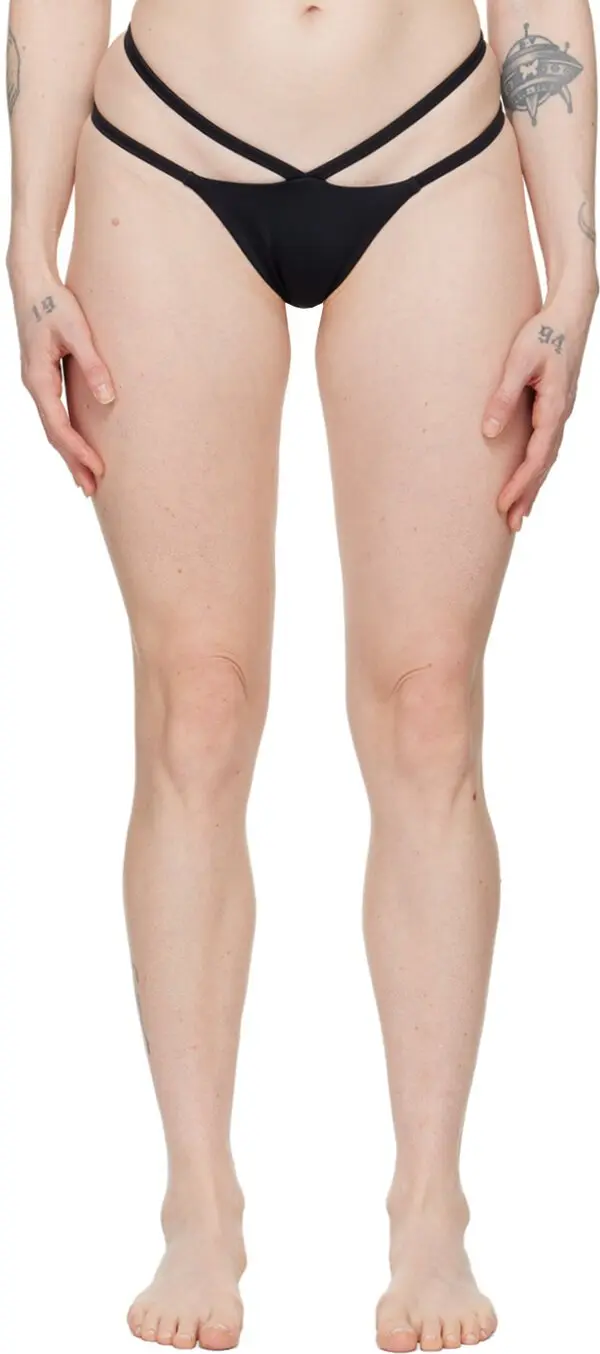 Versace Medusa Plaque Stretched Bikini Bottoms