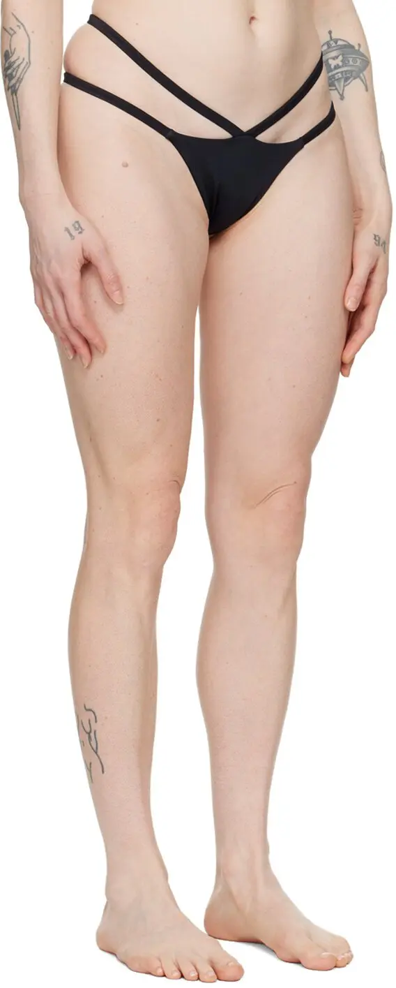 Versace Medusa Plaque Stretched Bikini Bottoms