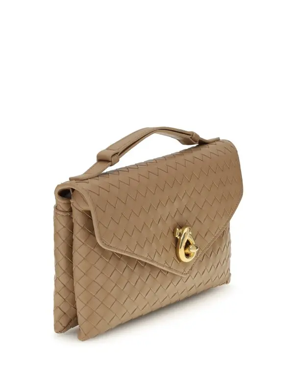 Bottega Veneta Knot Lock Shoulder Bag - Green