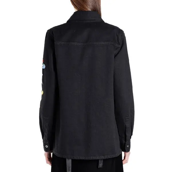 Off-White Embroidered Casual Jacket