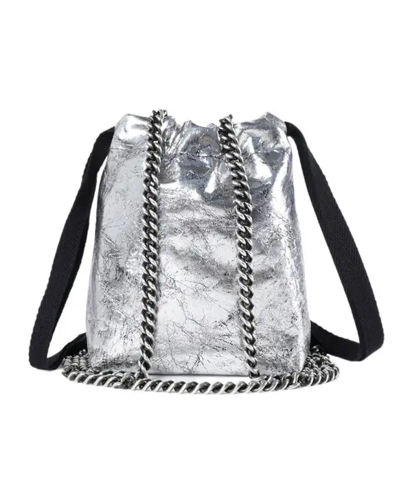 ANN DEMEULEMEESTER Gael Drawstring Chain Mini Bag