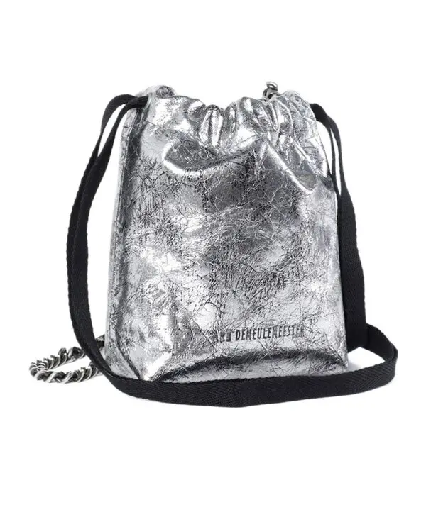 ANN DEMEULEMEESTER Gael Drawstring Chain Mini Bag