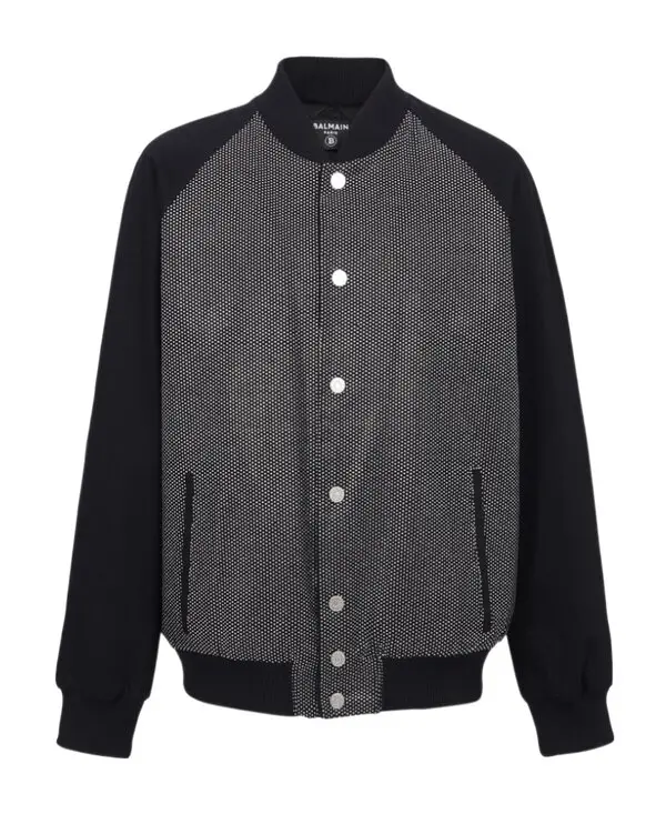 Balmain Embellished Bomber Jacket - Black