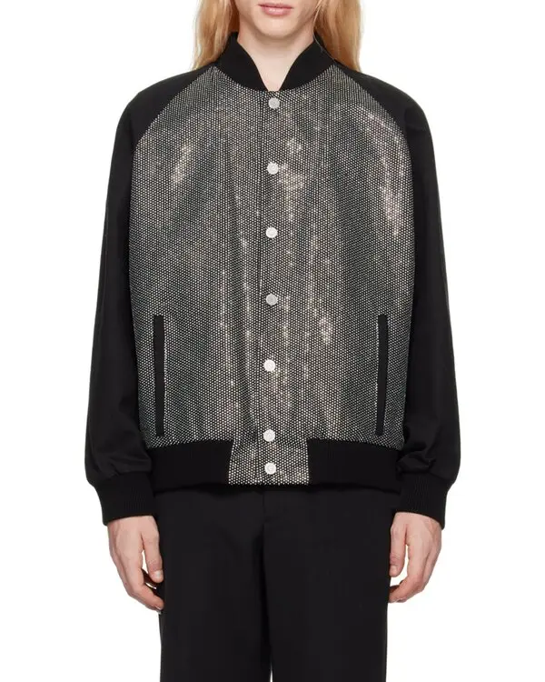 Balmain Embellished Bomber Jacket - Black
