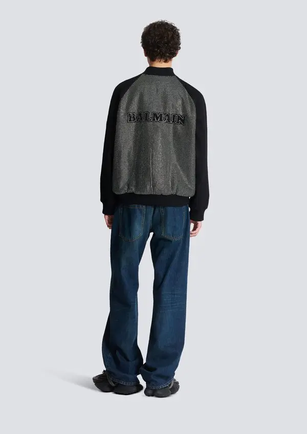 Balmain Embellished Bomber Jacket - Black