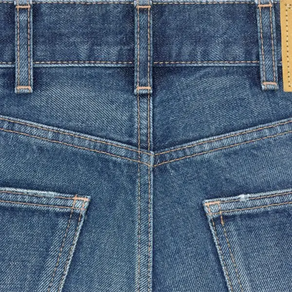 Celine Slim Jeans In Dark Union Wash Denim