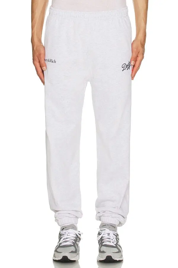 SPORTY  RICH Sporty & Rich Logo Print Sweatpants