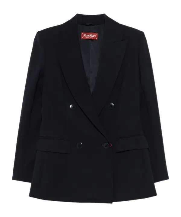 Max Mara Double-breasted Long Sleeve Jacket