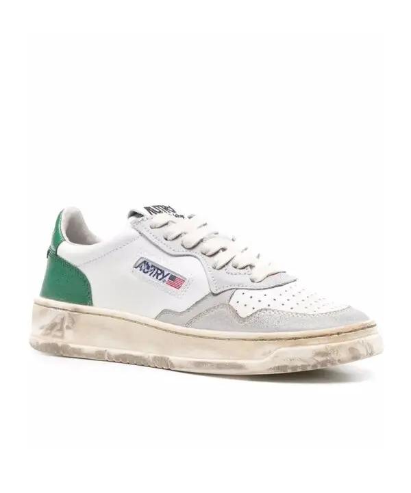 AUTRY Medalist Super Vintage Low-top Sneakers - White/grey