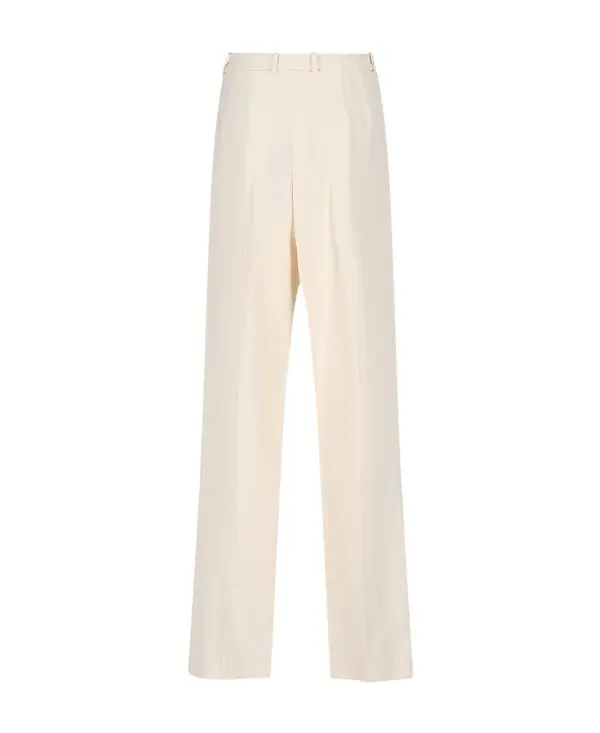 Ermanno Scervino Wide-leg Trousers In Crepe