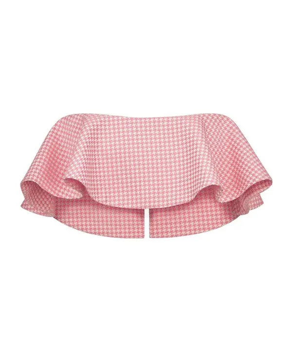 Dior Riviera Bandeau Top - White/candy Pink