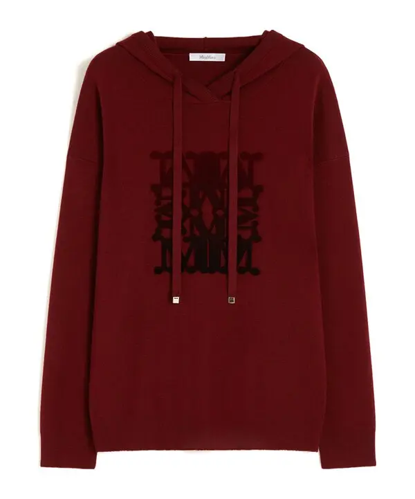 Max Mara Logo Detail Hooded Sweater