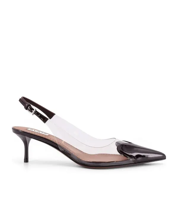 Alaïa Le Coeur Slingback Pumps - Black