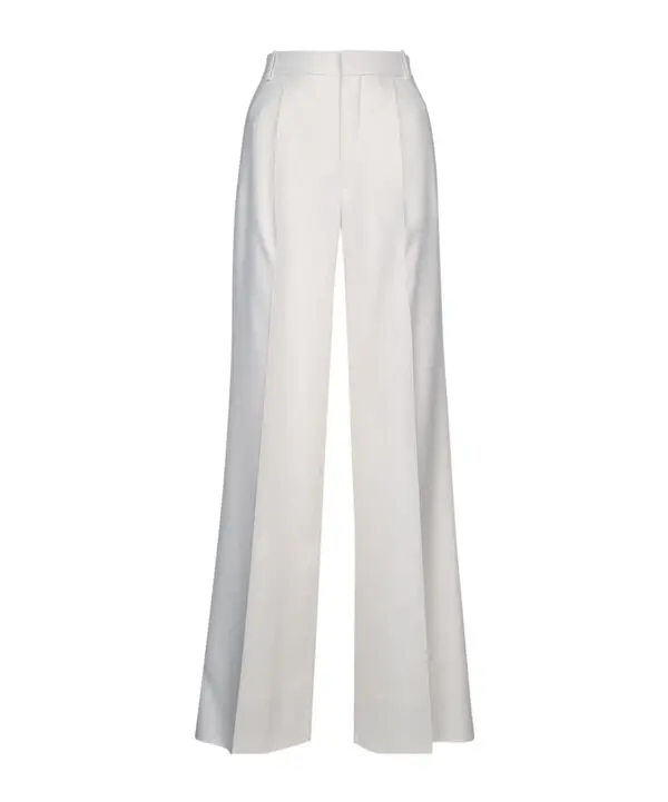 Dior Christian Pleated Flared Trousers