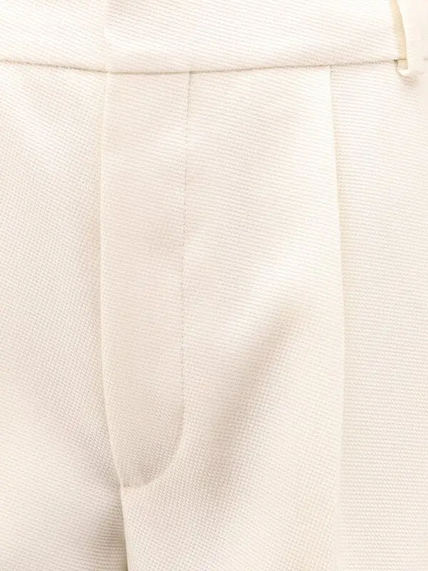 Dior Christian Pleated Flared Trousers