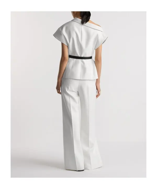 Dior Christian Pleated Flared Trousers