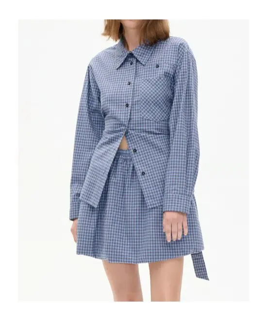 Baum Und Pferdgarten Matina Belted Checked Shirt