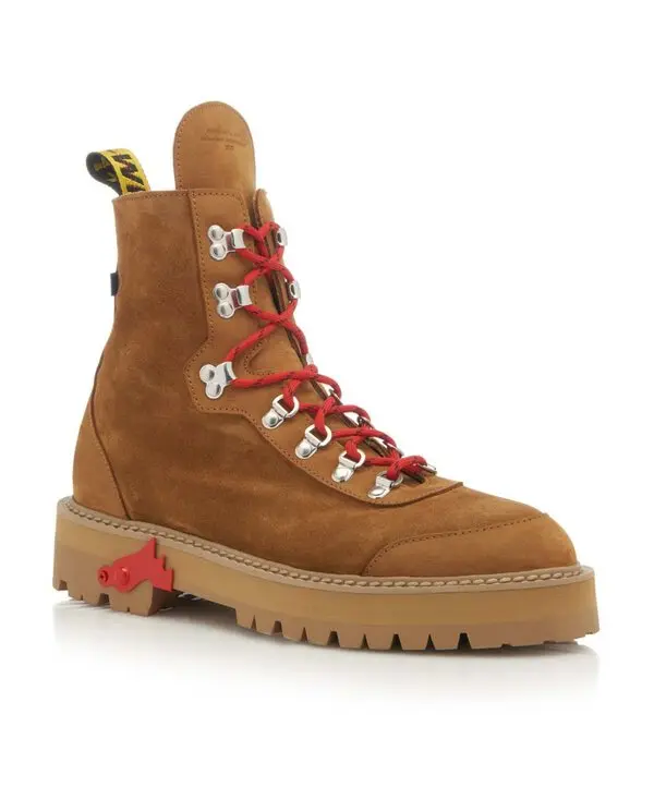 Off-White Lace-up Ankle Boots