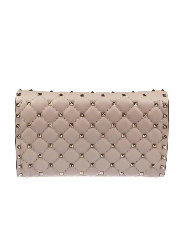 Valentino Garavani Rockstud Spike Clutch Bag - Nude