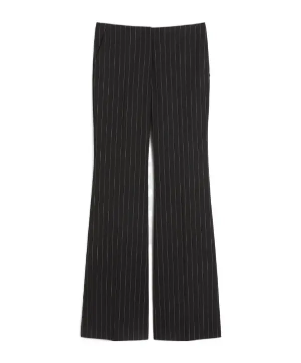 Sportmax Pinstriped Flared Trousers