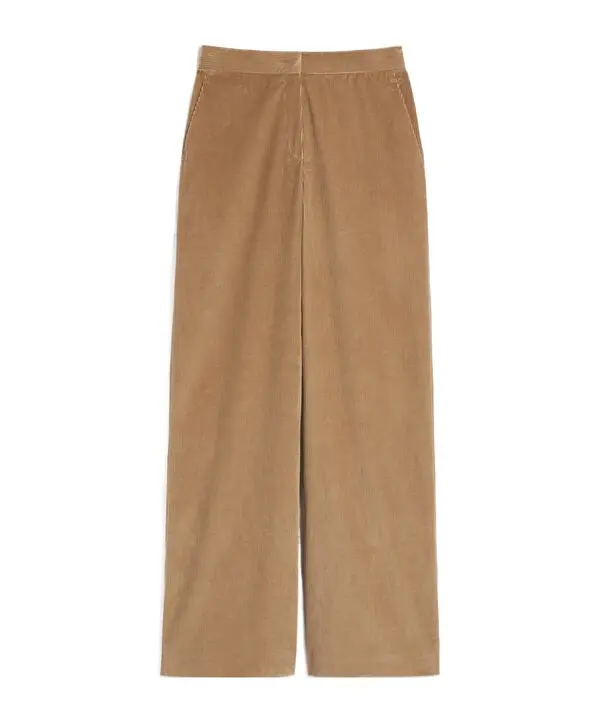 Max Mara Faretra Corduroy Wide Leg Pants
