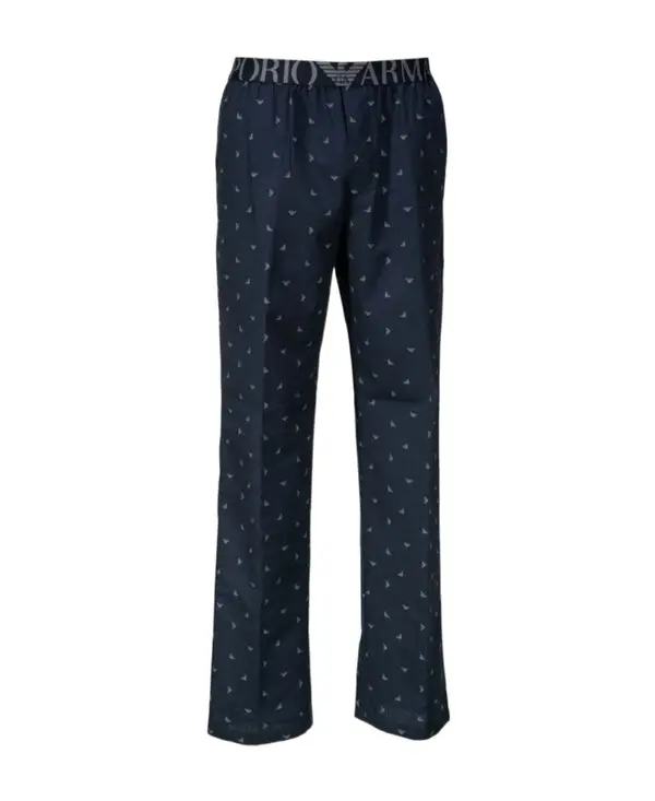 Emporio Armani Logo Print Pants - Black