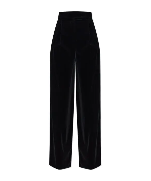 Max Mara Sateen Velvet Trousers
